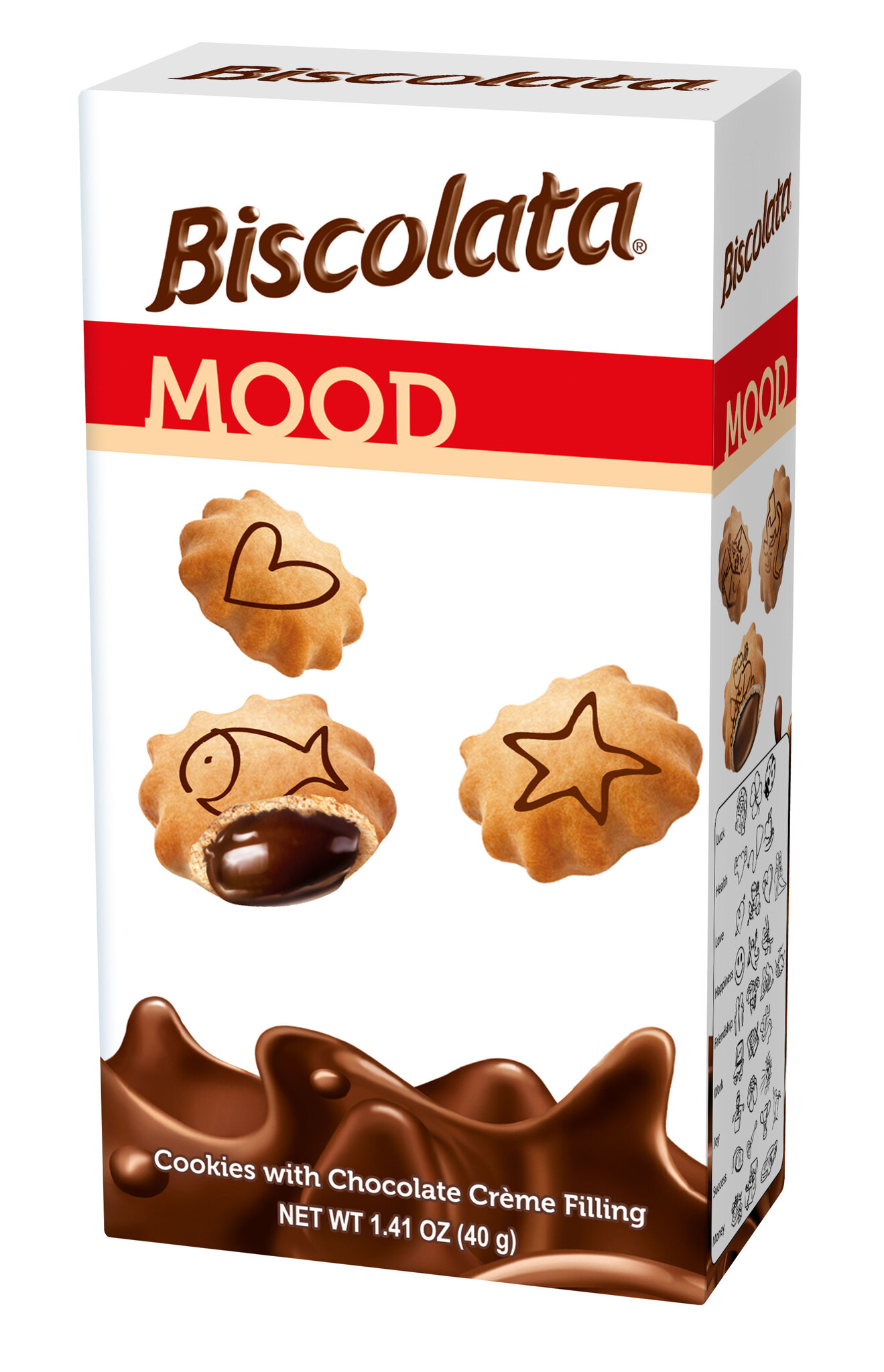 BISCOLATA MOOD COOKIES 40Gx12x4 - chocolate | Turkana Food